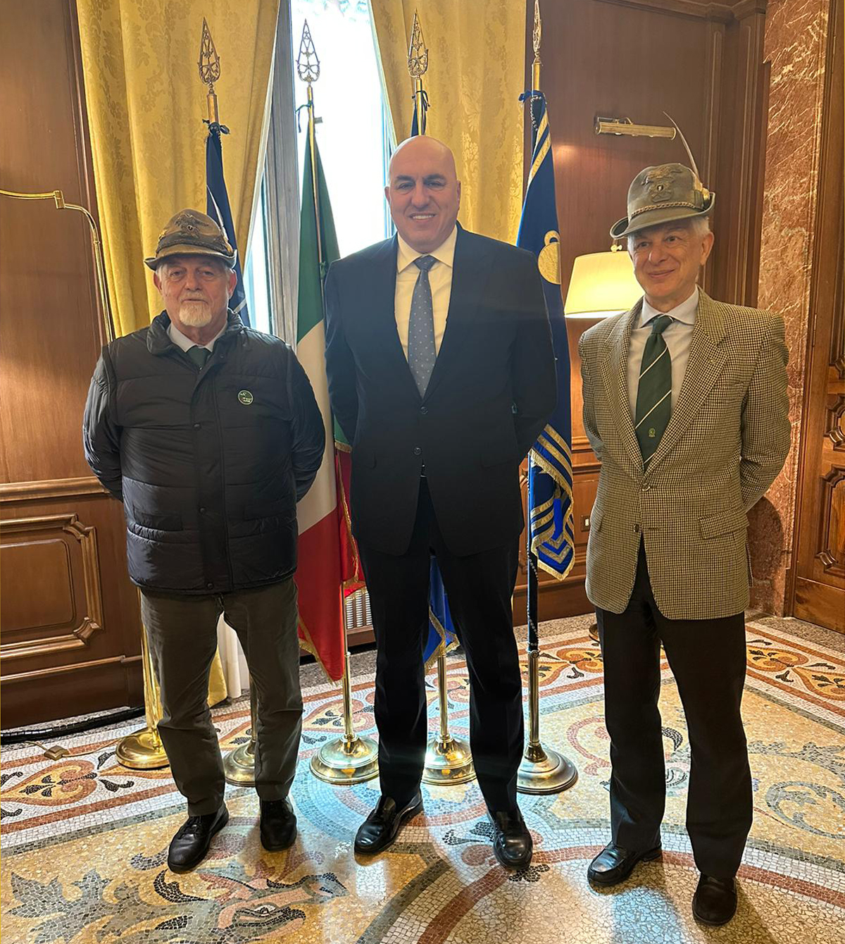 Visita al ministro della Difesa - Associazione Nazionale Alpini