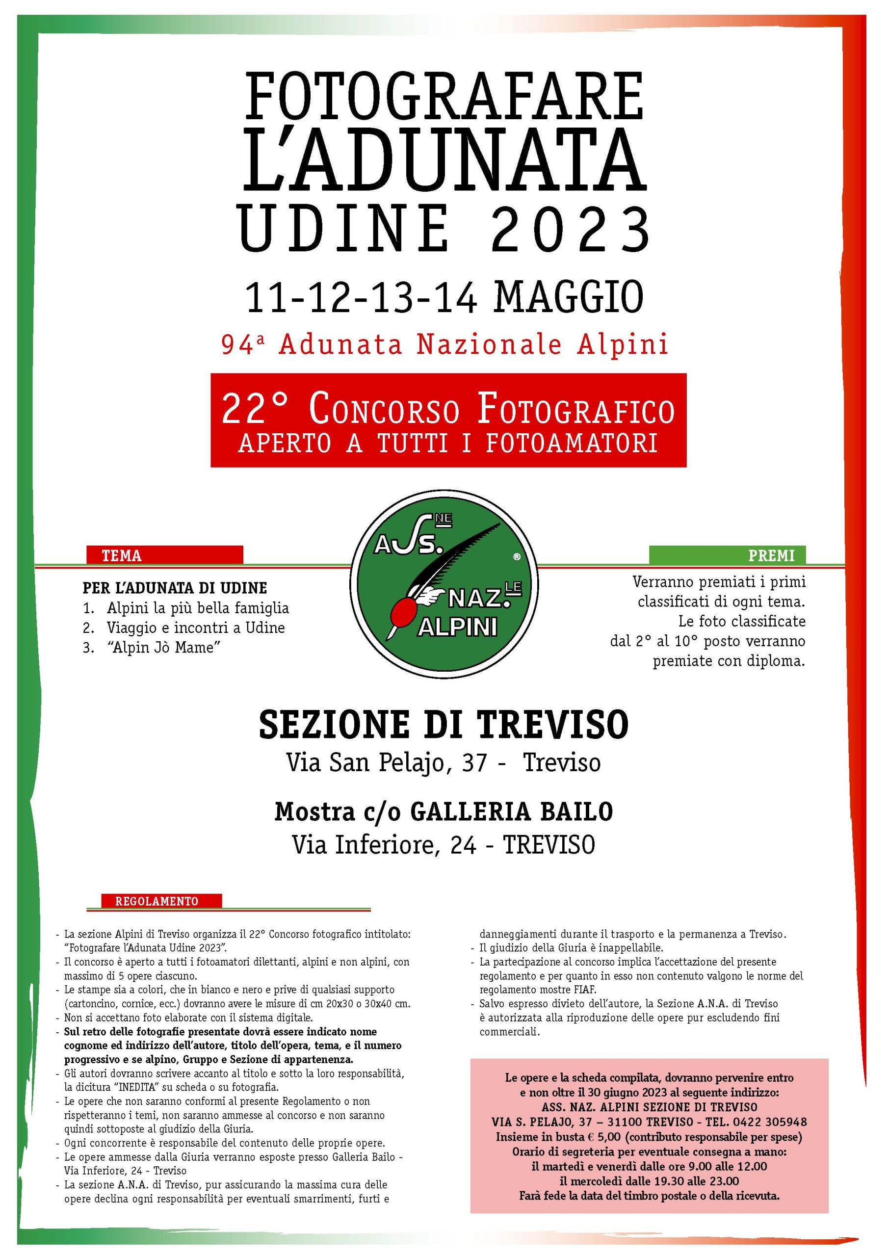 Concorso nazionale “Fotografare l’Adunata – Udine 2023” - Associazione ...