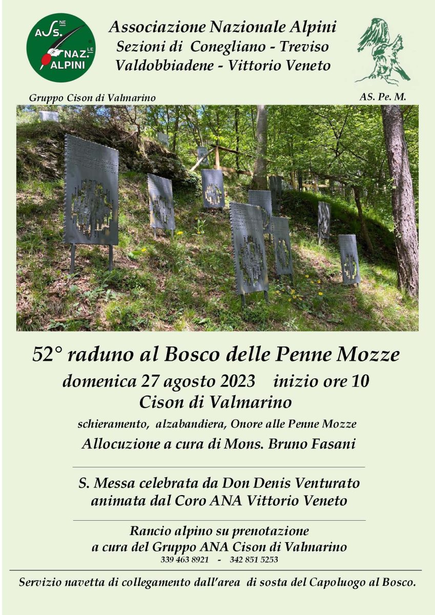 52° raduno al Bosco delle Penne Mozze - Associazione Nazionale Alpini