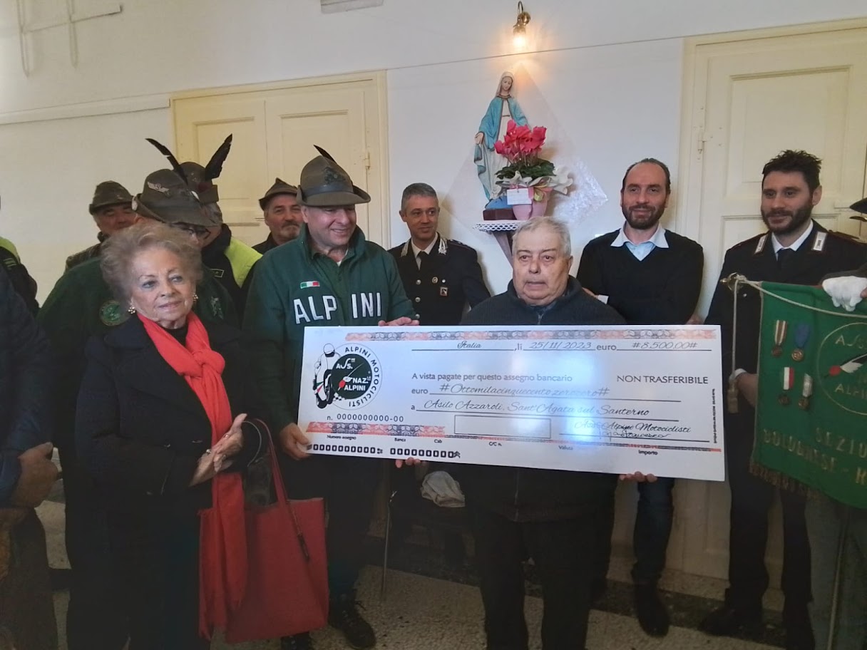 Solidarietà degli Alpini Motociclisti per una scuola del Ravennate ...
